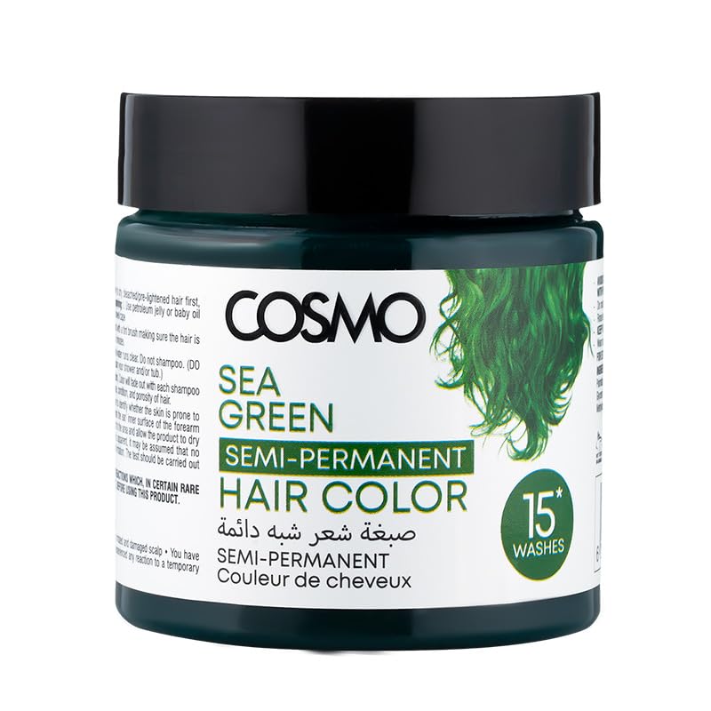 SUN SHINE SEA GREEN SEMI PERMANENT HAIR COLOR CREAM 120G (COSMO SERIES