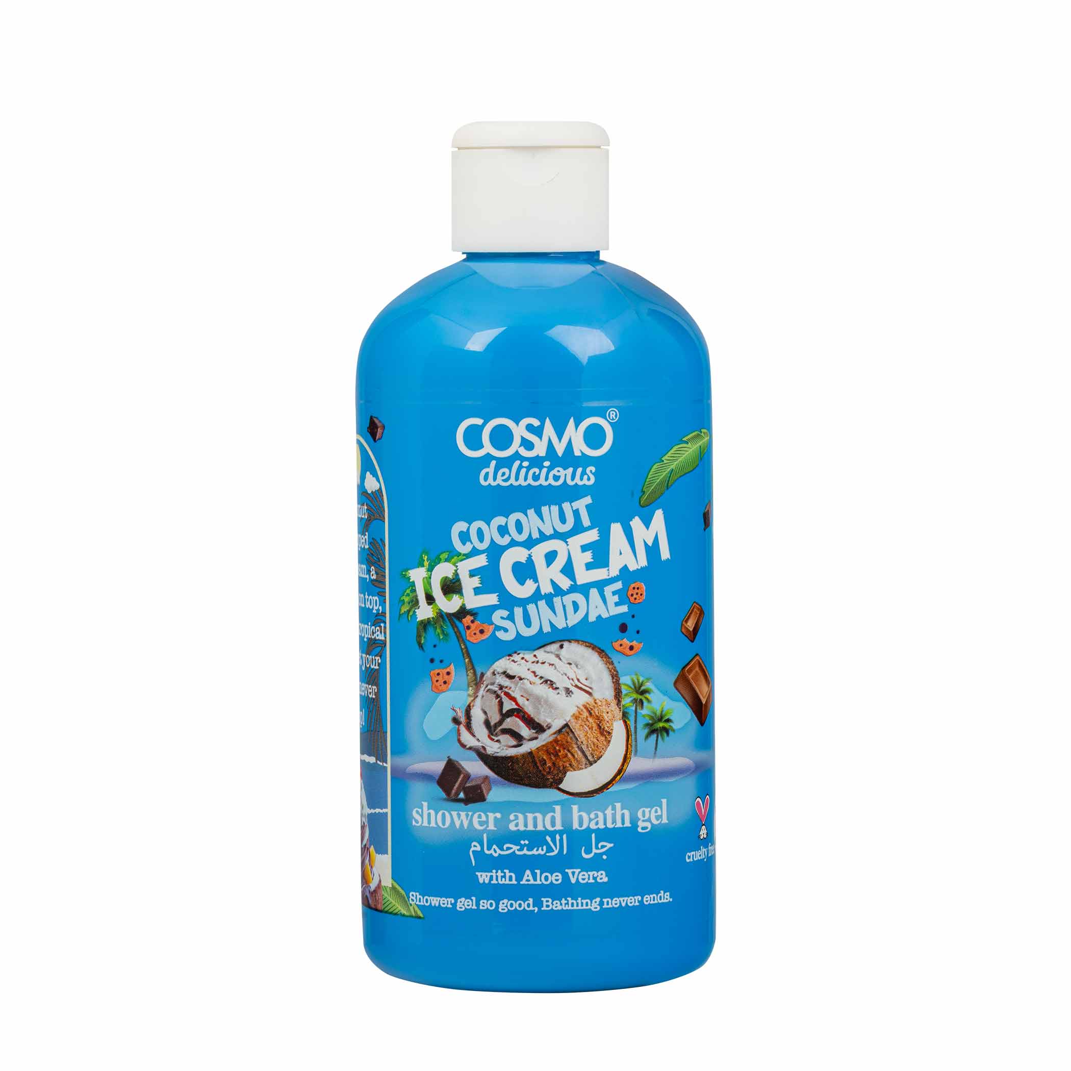 Delicious Coconut Ice Cream Sundae Shower & Bath Gel