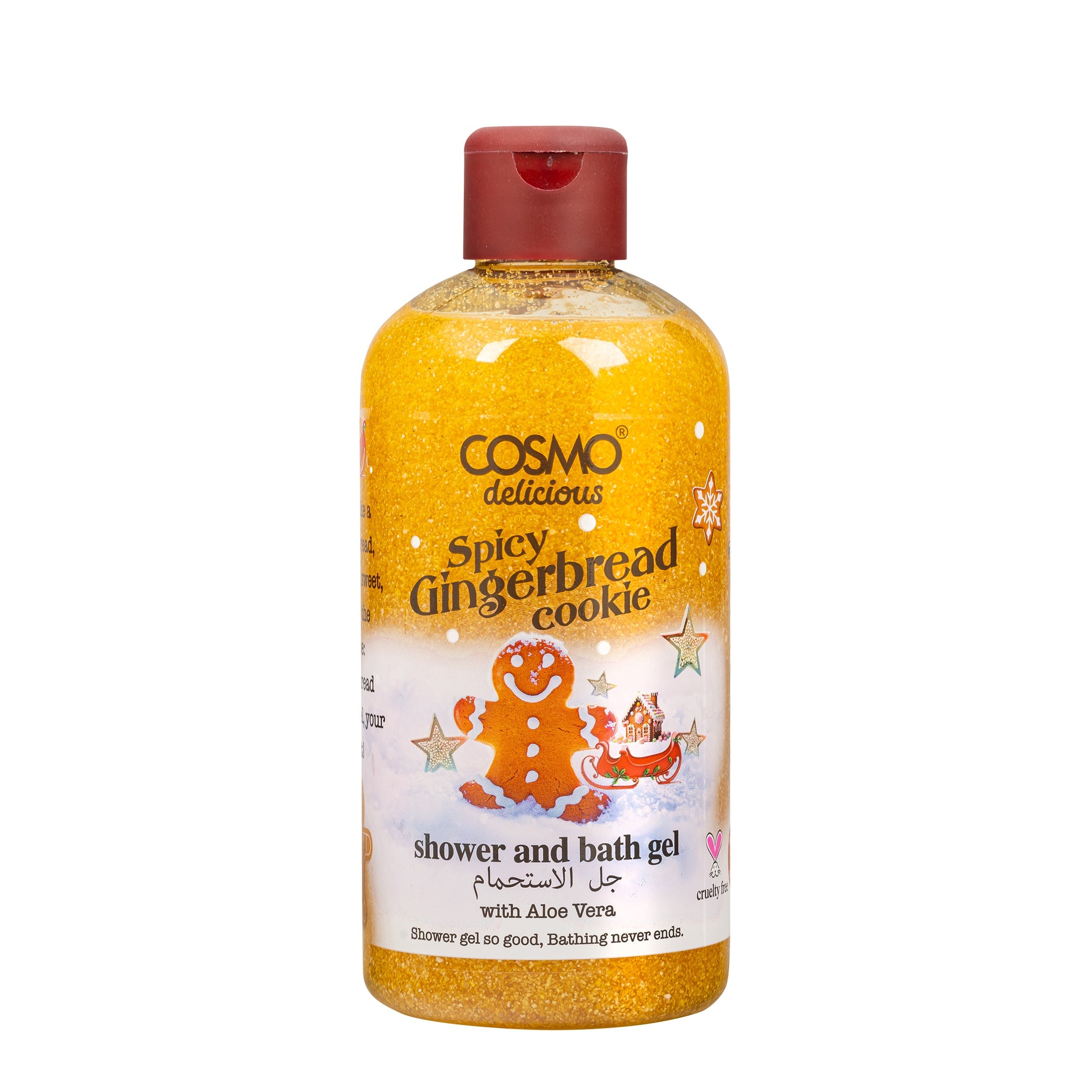 Delicious Spicy Gingerbread Cookie Shower & Bath Gel