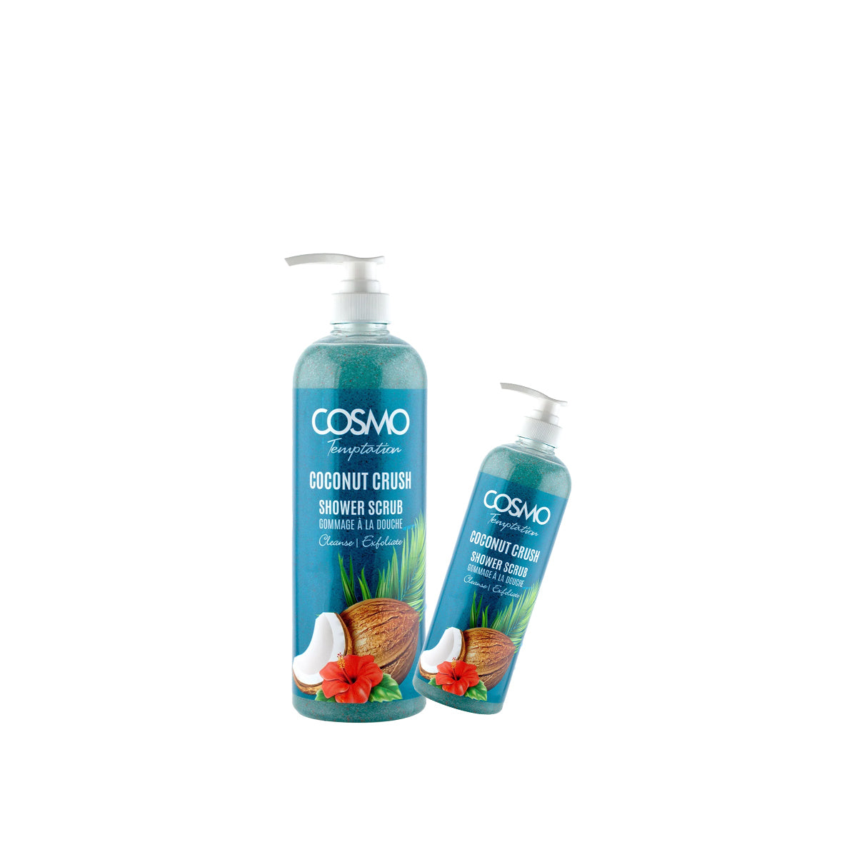 Temptation Shower Gel Coconut Crush 1000ml & 480ml - Pack Of 2